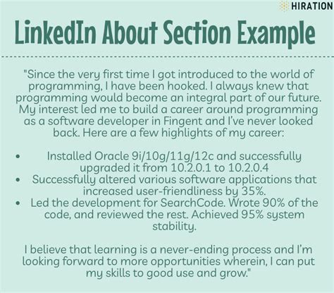 LinkedIn About Section Guide With Tips And Samples