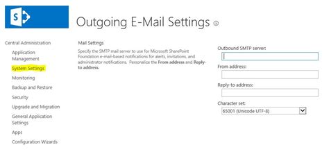 How To Configure Smtp On Sharepoint 2013 Configure Outgoing Email Hazmiothman