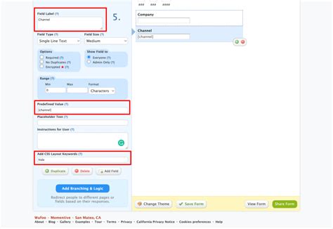 Add Hidden Fields To Wufoo Forms Attributer