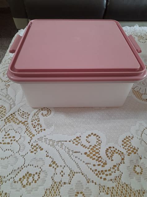 Tupperware Square Container Furniture And Home Living Kitchenware And Tableware Food Organisation