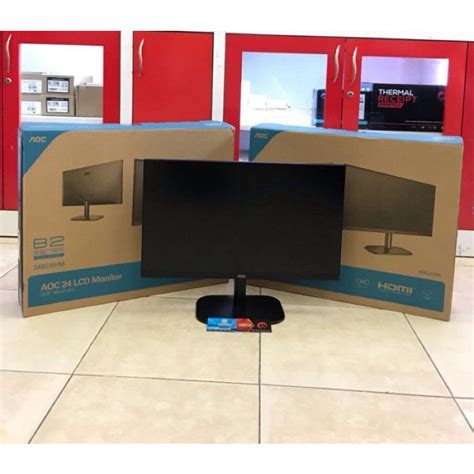Jual Monitor AOC 24 Inch 24B2XHM 75hz Framless Gaming Monitor Shopee Indonesia