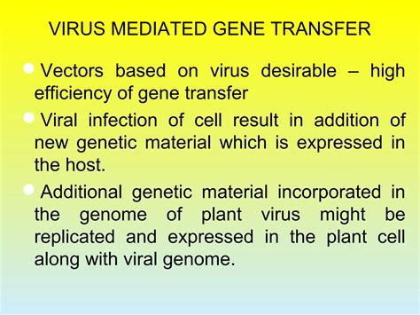 Gene Transfer Techniques Ppt