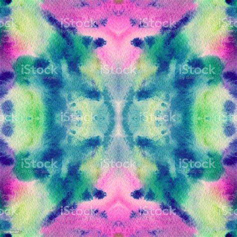 수채화 질감 매끄러운 패턴 얼룩 물방울 브러시 스트로크와 예술 추상적 인 배경 컬러풀한 밝은 청록색 핑크 핸드 그린 일러스트