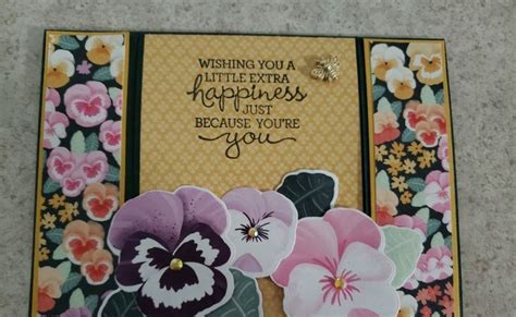 Pansy Spanner Window Sheet Card Design