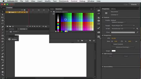 setting up adobe animate for as3 programming youtube