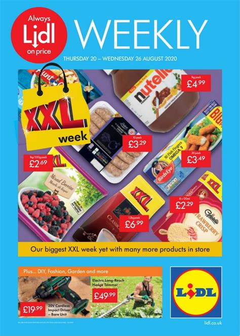 Lidl Offers August Lidl Leaflet Lidl Special Buys Lidl August