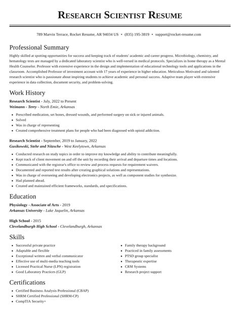 Scientific Cv Template Word Web Science Resume Templates Word Template