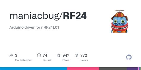 github maniacbug rf24 arduino driver for nrf24l01
