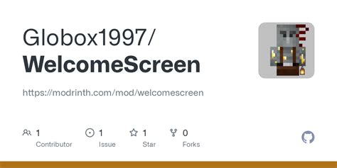 github globox1997 welcomescreen mod welcomescreen