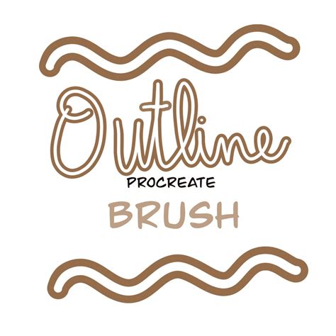 Procreate Outline Brush Procreate Brushes Outline Sft Procreate Procreate Sets Procreate