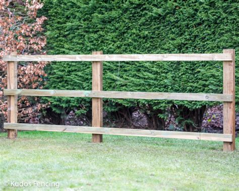 Post And Rail Fence Posts Set In Concrete Kudos Fencing Ltd