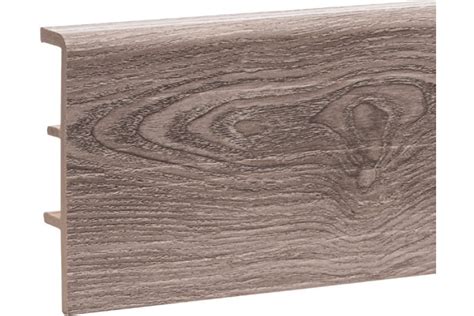 Напольный плинтус Alpine Floor ПВХ, rico concept, 80 мм, 2,2 м, дуб ...