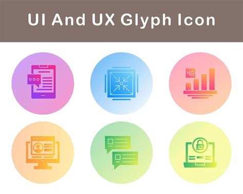 UI And UX Vector Icon Set Vector Art At Vecteezy