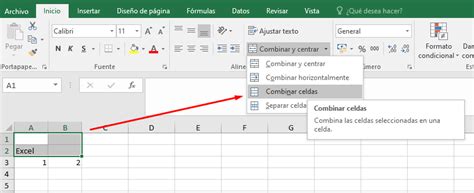 Cómo combinar celdas de excel en una ExcelFacil