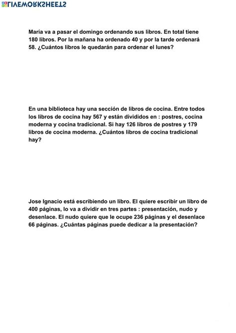 Problemas Con Operaciones Combinadas Worksheet