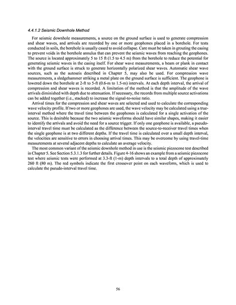 Reading Manual On Subsurface Investigations The National Academies Press