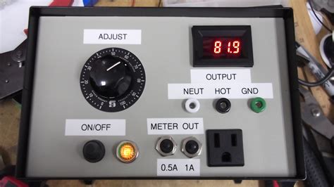 variac power supply with meter canadian vintage radio society