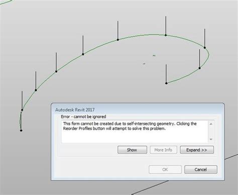 Conceptual Mass With Profiles Intersecting Geometry Warning Autodesk Community