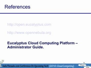 Open Source Cloud Computing Eucalyptus PPT