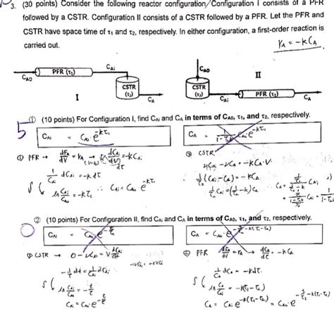 Solved Points Consider The Following Reactor Chegg