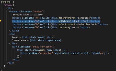 Reactjs React Js Bubble Sort Issue Stack Overflow