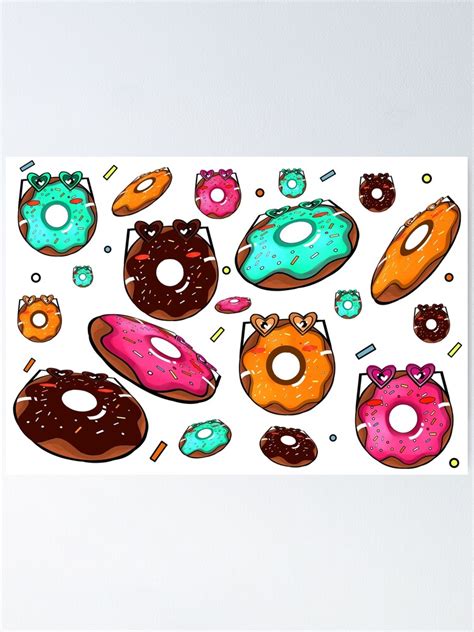 P Ster Realmente Amo Las Donas Este Es El Mundo De Las Donas De Beccakendesigns Redbubble