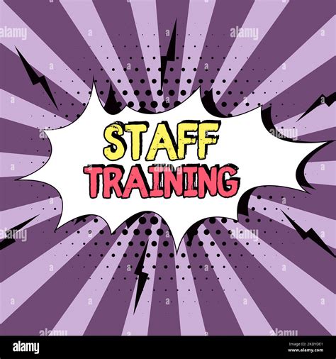 Conceptual Display Staff Training Business Idea Program That Helps