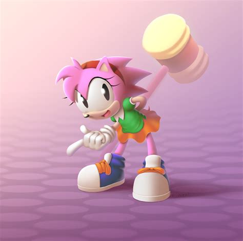 Classic Amy By Suieel On Newgrounds