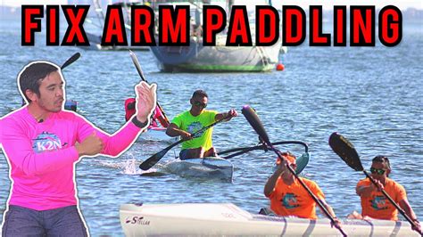 Paddle Tip Fix Arm Paddling SETUP THE STROKE CORRECTLY OC Surfski Kayak YouTube