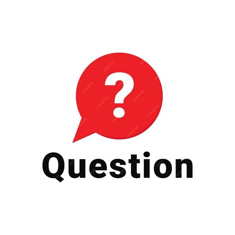 Premium Vector Question Mark Logo Design Concept Idea