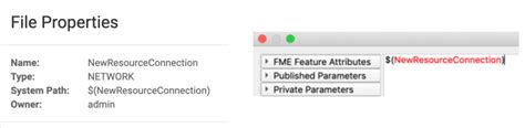 when i create an fme server resource connection how can i work with