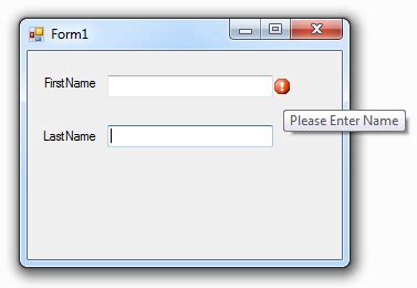 Errorprovider