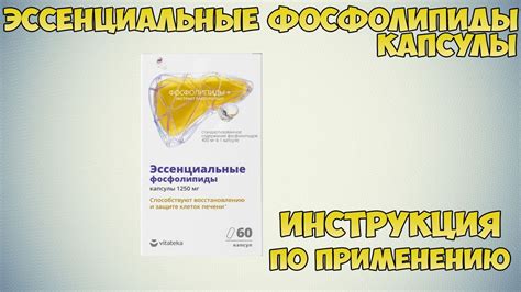 Эссенциальные фосфолипиды капсулы инструкция по применению препарата ...