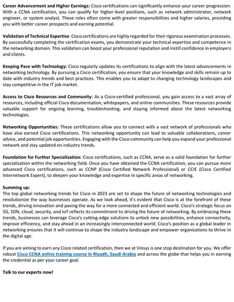 Ciscos Networking Trends Reshaping Global Landscape In 2023 Pdf