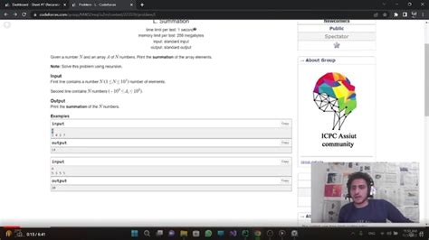 l summation sheet 7 recursion c youtube