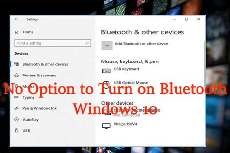 How To Turn On Bluetooth In Windows 10