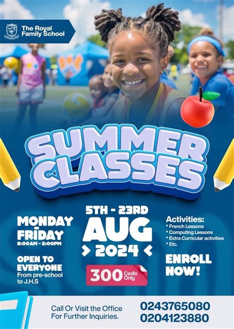 Summer School Advertisement Learning Graphic Design Graphic Design