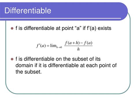 Ppt Continuity And Differentiability Powerpoint Presentation Free