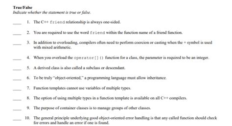 Solved Truefalse Indicate Whether The Statement Is True Or