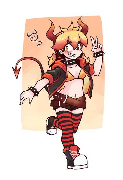 Rule 34 Belts Black Shorts Blush Boots Devil Devil Girl Devil Horns