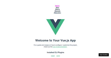 Vue Router Nested Params Issue Codesandbox