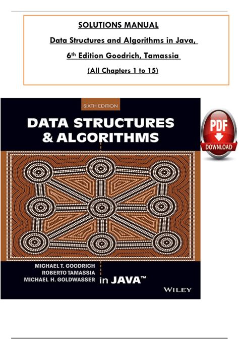 Solution Manual Data Structures And Algorithms In Java 6t Inspire Uplift