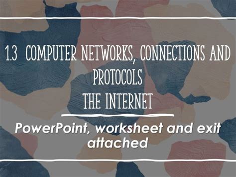 The Internet Networks Ocr Computer Science Complete Lesson Teaching Resources