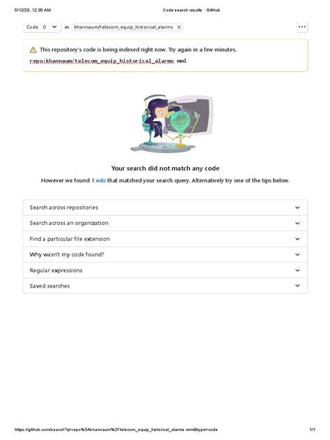 Your Search Did Not Match Any Code Pdf