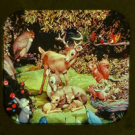 Disneys Bambi Vintage View Master Reels View Master Bambi Art