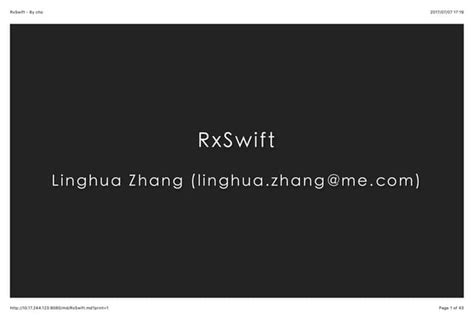 rxswift ppt