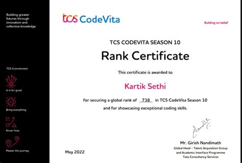 kartik sethi on linkedin hey everyone i had secured a global rank of