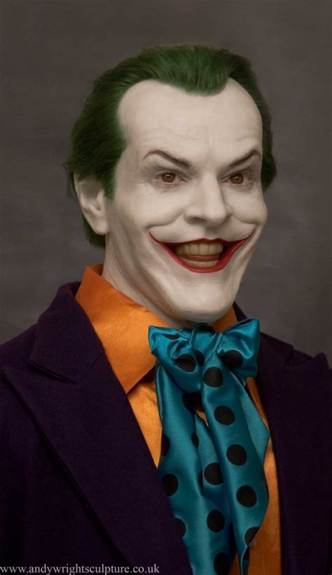 Joker From Batman Life Size Bust Andy Wright Sculpture