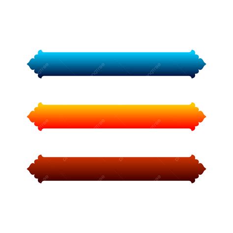 다채로운 아랍어 텍스트 상자 이슬람 배너 설정 제목 프레임 투명 배경 아랍어 텍스트 상자 이슬람 배너 세트 이슬람 배너 Png 일러스트 및 이미지 에 대한 무료