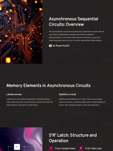 Asynchronous Sequential Circuits Overview Pdf Logic Gate Digital Electronics